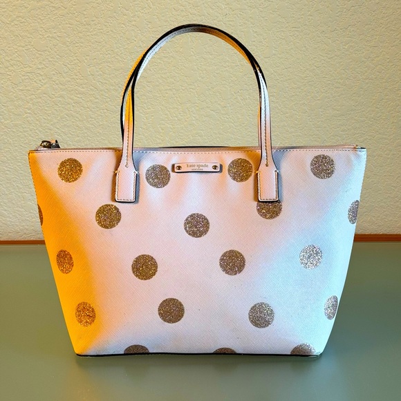 kate spade | Bags | Kate Spade Iconic Bag Palle Pink With Gold ...